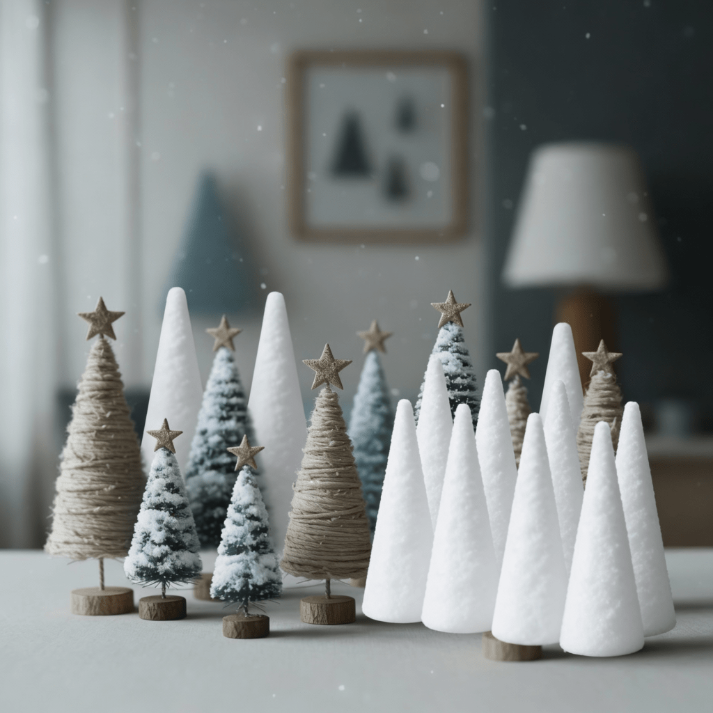 Styrofoam Cones | EPS Cone Shapes for Decorative Trees UAE